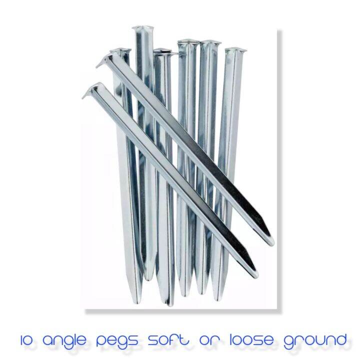 ANGLE 10 PEGS - SOFT OR LOOSE GROUND สมอบก สำหรับพื้นนิ่มหรือพื้นร่วน ...