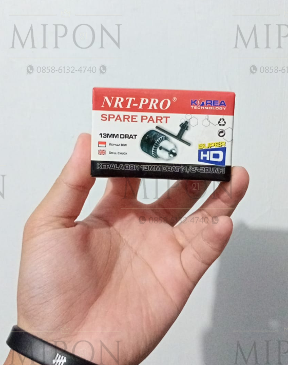 NRT-PRO Kepala Bor 13 mm 1/2 Inch + Kunci Kepala Bor UNIVERSAL SEMUA ...