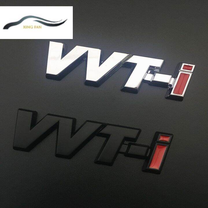 XINFAN Toyota VVT-I Metal Car Sticker Suitable for RUSH WIGO INNOVA ...