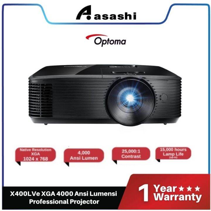Optoma X400LVe XGA 4000 Ansi Lumensi Professional Projector | Lazada