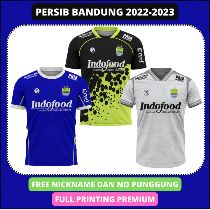 Jersey Persib Bandung Terbaru 2022-2023 Full Printing Premium - Baju ...