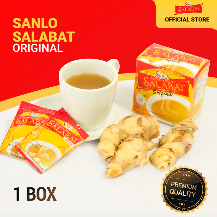 Sanlo Salabat Premium Instant Ginger Tea - ORIGINAL (10 Sachets, 7.5g each) | Lazada PH