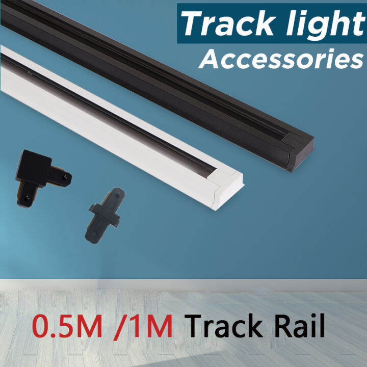 4PCS 0.5M 1M Led Track Rail Light T Track Fitting Aluminum Spot Lights ...