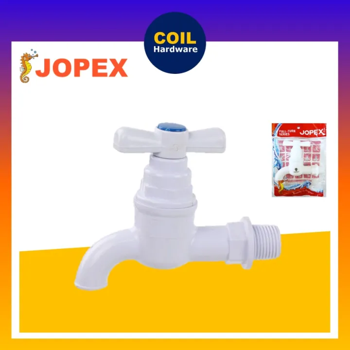 1/2 Inch Jopex PVC Plastic Water Bib Tap | Plastic | Kepala Paip Air ...