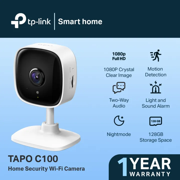 Ready Stock】 Tp-Link CCTV Camera | Tapo C100 | Home Security CCTV ...