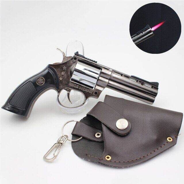 Korek api antik pistol bara model revolver | Lazada Indonesia