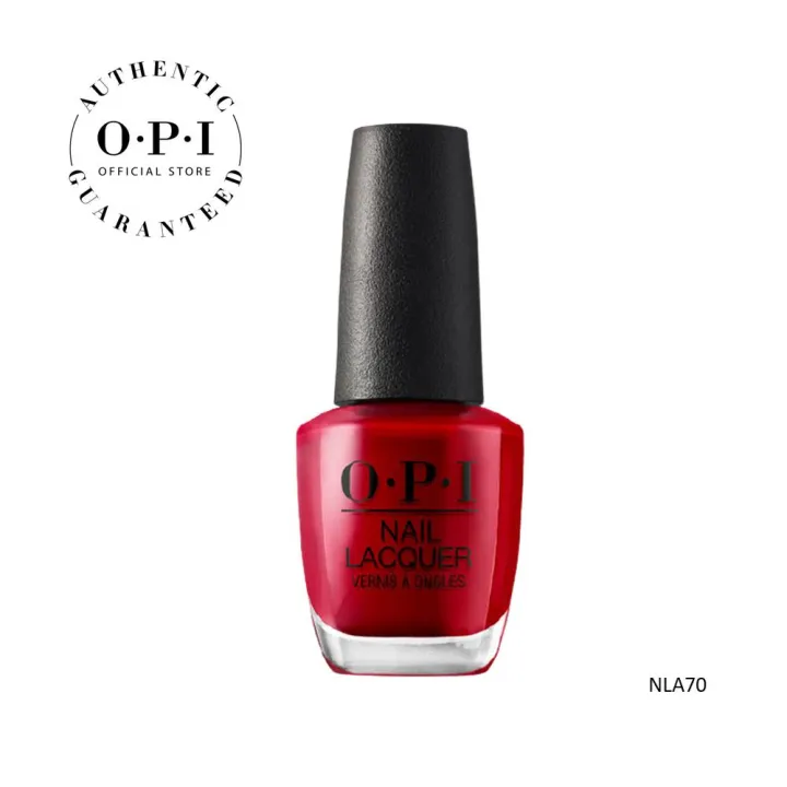 OPI Nail Lacquer - Red Hot Rio 15ml | Lazada.co.th