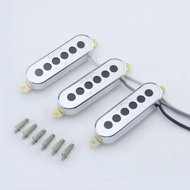 【Made in Korea】1 Set Original Genuine Burns Tri-sonic Single Alnico ...