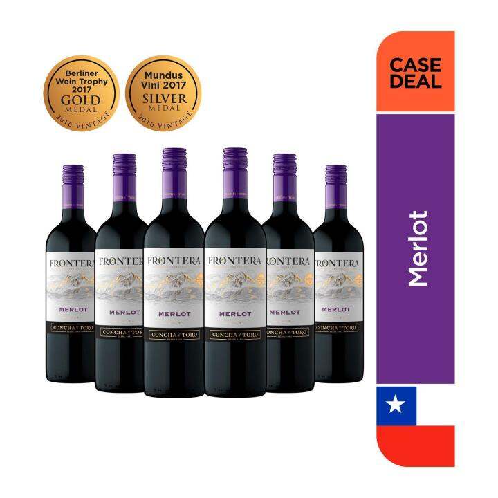 Frontera Merlot Red Wine - Case | Lazada Singapore