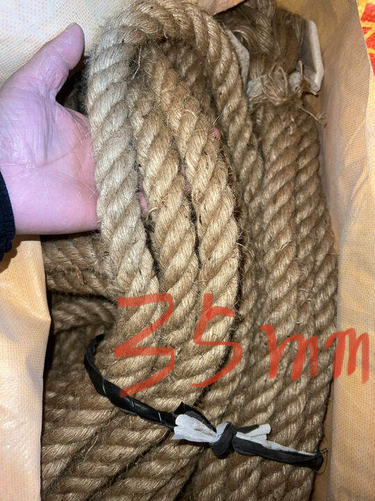 （STOCK&COD) 18/20/24/ 35mm Brown Jute/Tali Guni/Tali Hiasan/Malina Rope ...