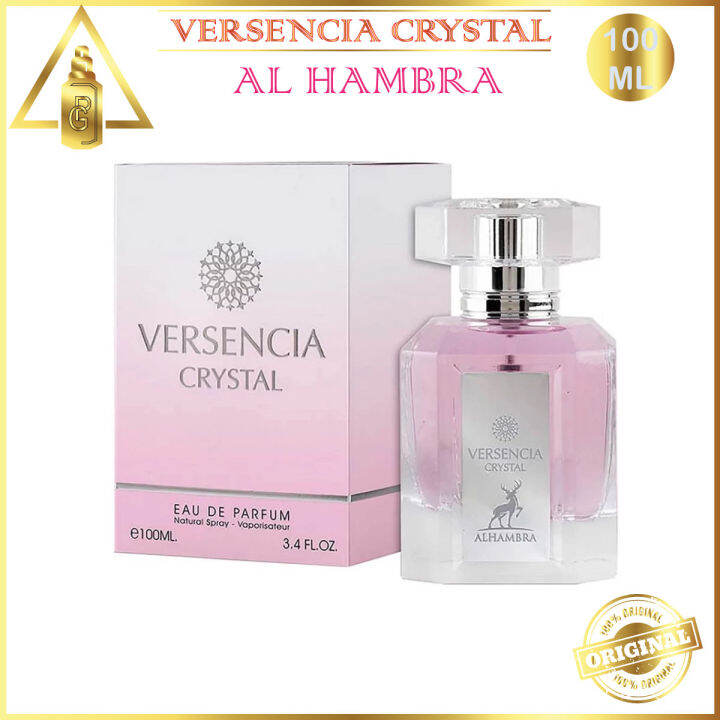VERSENCIA CRYSTAL BY MAISON ALHAMBRA 100ML EAU DE PERFUME SPRAY 100% ...