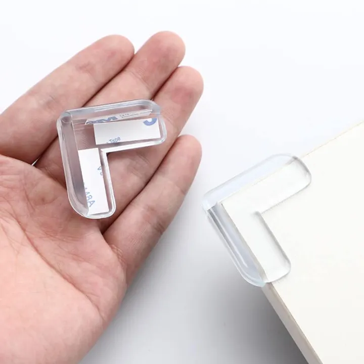 Baby Safety Silicone Corner Protectors L Shape Table Corner Cover ...