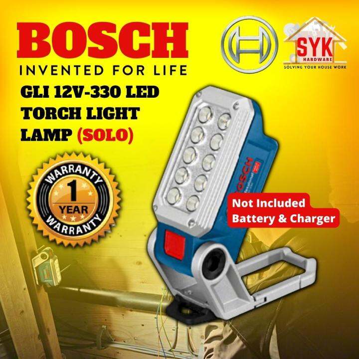 SYK Bosch GLI 12V-330 12V LED Torchlight Worklight LED Lamp Solo Lampu ...