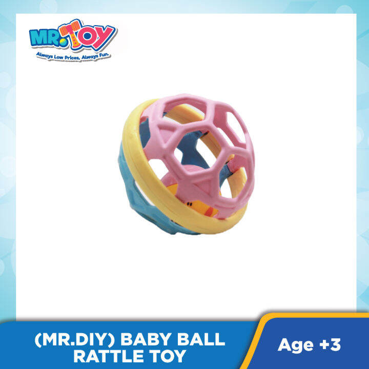 (MR.DIY) Baby Ball Rattle Toy DS011956 | Lazada