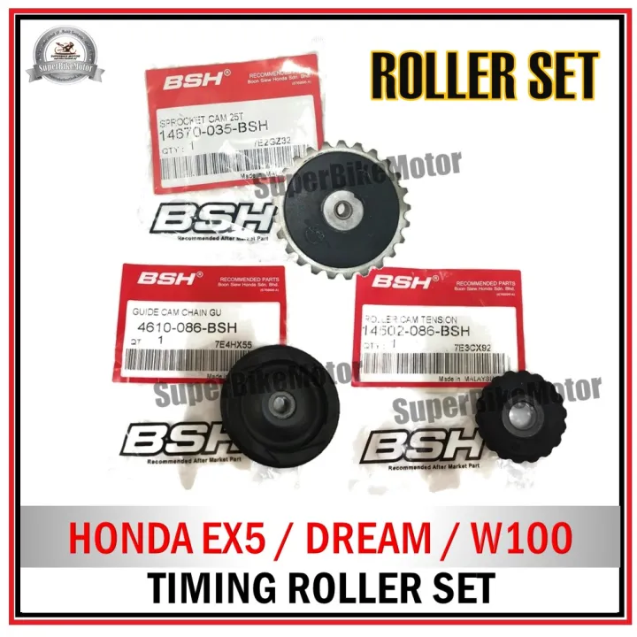 HONDA EX5 / DREAM / W100 - 100% Original Timing Roller Set / Oil Pump ...