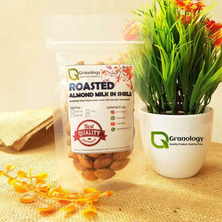 Almond Milk Flavour in Shell / Almond Rasa Susu dalam Cangkang (100 ...