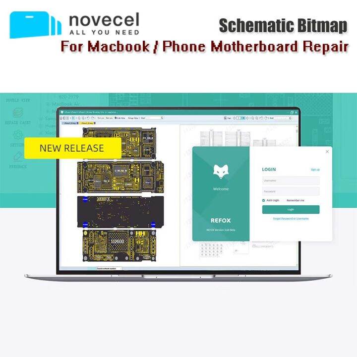 REFOX Bitmap Schematic Diagram Applicable for Apple iPhone for Macbook ...
