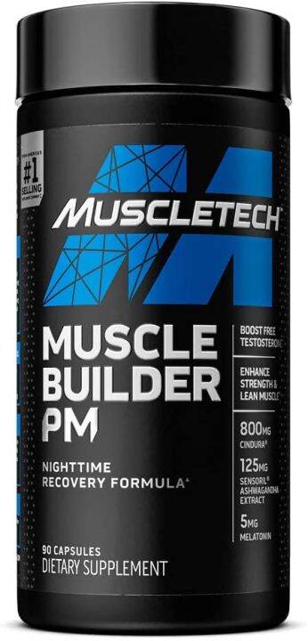 MuscleTech Muscle Builder PM (30 Servings) Nighttime Post Workout ...