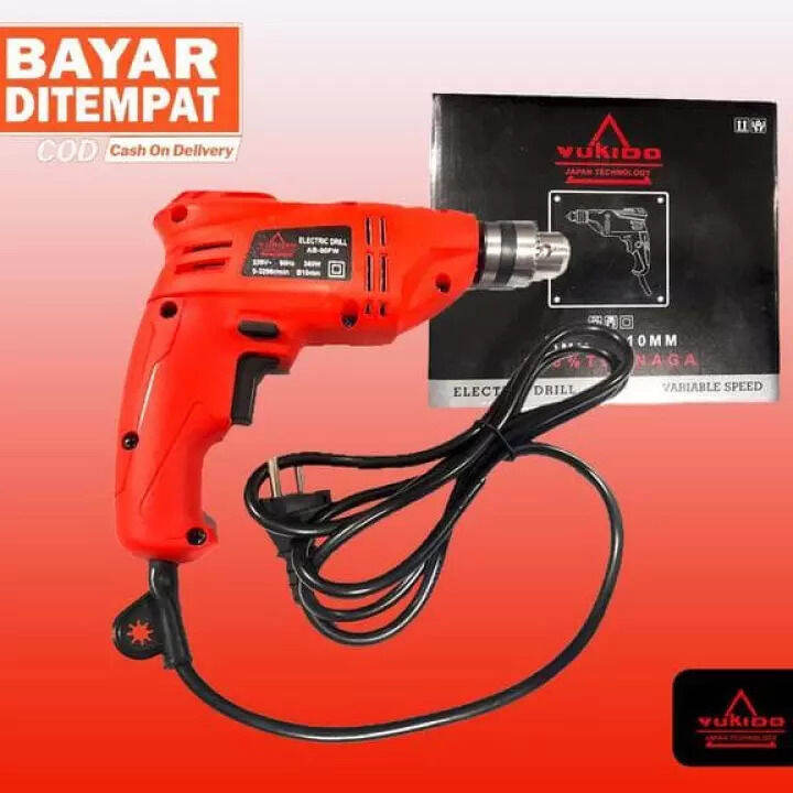 MESIN BOR 10MM KAIROS/KUSUKA/JLD10-3/YUKIDO BOLAK BALIK. MESIN BOR MURAH. BOR BESI. BOR KAYU ...