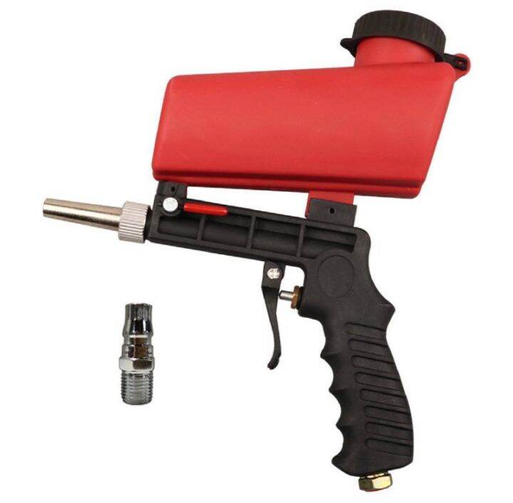 Portable Gravity Sandblasting Gun Pneumatic Sandblasting Set Rust ...