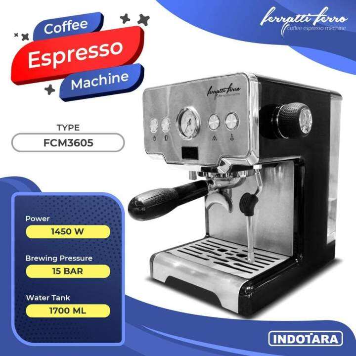 Mesin Kopi Espresso Ferati Fero FCM 3605 | Lazada Indonesia