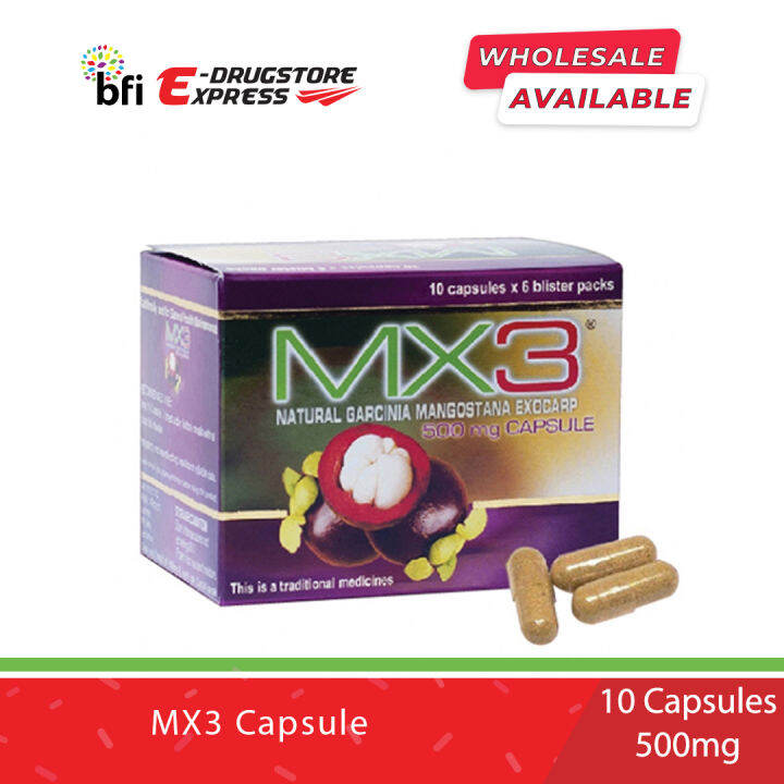 MX3 500mg Capsule 10s | Lazada PH