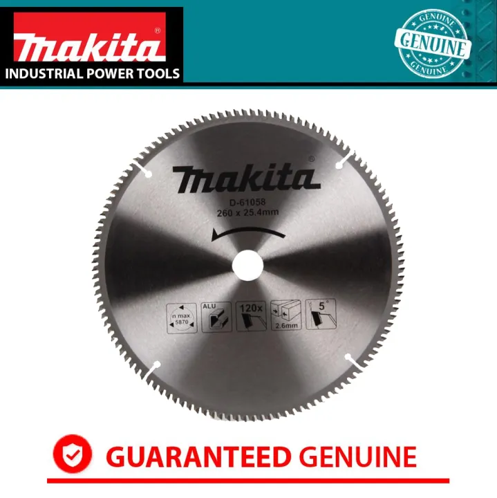 Makita TCT Circular Saw Blade 10" x 120T (Aluminum) D-61058 •khm megatools• | Lazada PH