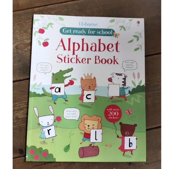 Usborne Alphabet - Sticker Book Get Ready for School | Lazada PH