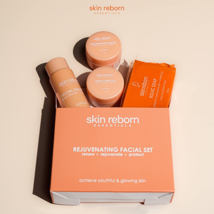 Skin Reborn Rejuvenating Facial Set (Renew, Rejuvenate, Protect ...