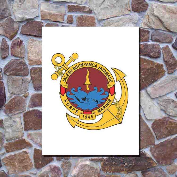 Kopaska logo TNI Poster - Wall Decor Hiasan dinding 02 | Lazada Indonesia