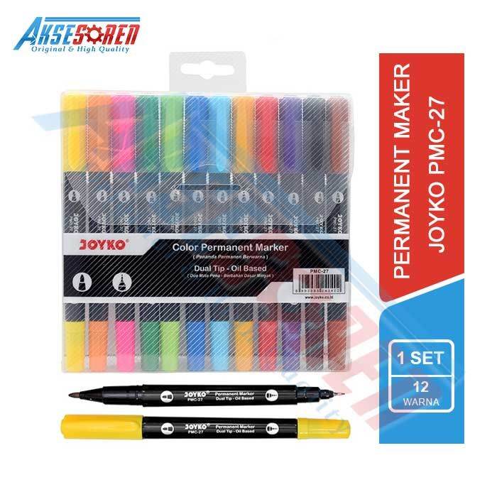 PENA PENANDA WARNA PERMANEN JOYKO [PMC-27] / HIGHLIGHTER COLOR ...