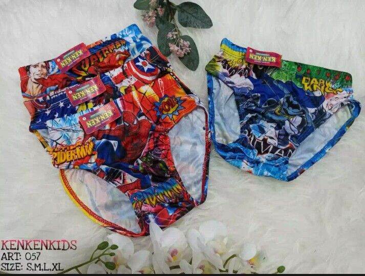 SEMPAK ANAK COWOK//3 DIMENSI//BERKARAKTER//GAMBAR FULL//6 PCS | Lazada ...