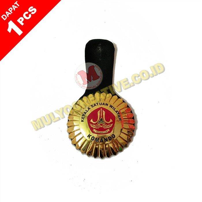 Lencana Tanda Jabatan Banser Kepala Satuan Wilayah Komando Jengkolan ...