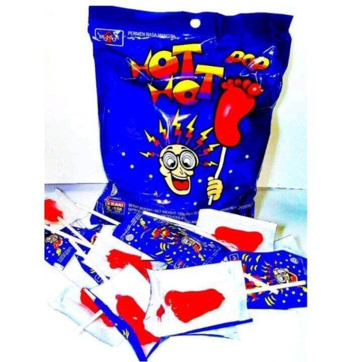 Permen kaki hot hot Pop lolipop candy ( 25pcs x 5g ) cemilan enak dan ...