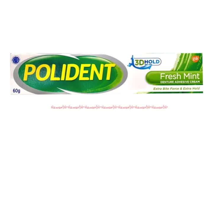 Polident Complete Comfort Adhensive 60gr Krim Lem Perkat Gigi Palsu ...