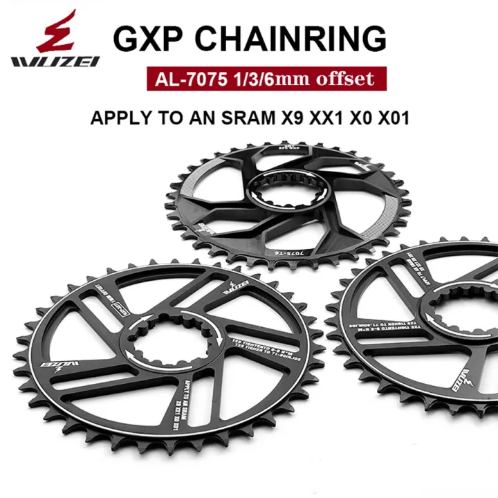 Wuzei GXP Bike Chainring MTB Bike Chainwheel 30T/32T/34T/36T/38T/40T ...