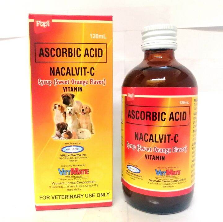 [VETKLIX] Papi Nacalvit-C Vitamins for all Dogs, Cats and Small Pets ...