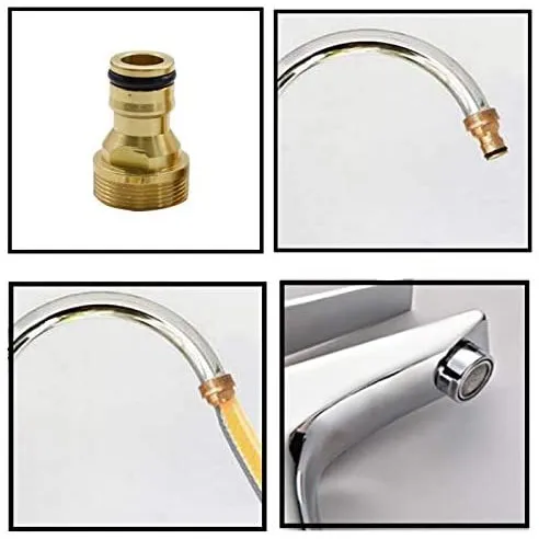 FAUCET TAP CONVERTER CLIP TYPES WASHING MACHINE PIPE SUITABLE ADAPTOR ...