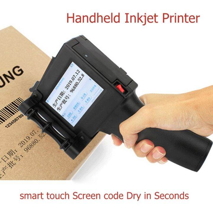 Hand-held Inkjet Printer To Print Production Date. Small Automatic ...