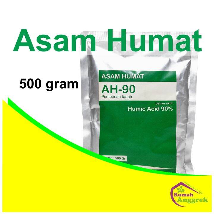 Pupuk Asam Humat AH-90 500 gram Polimer Organik pembenah tanah nutrisi tanah anggrek tanaman ...