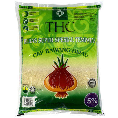 THC-CAP BAWANG HIJAU Beras Super Special 5Kg | Lazada