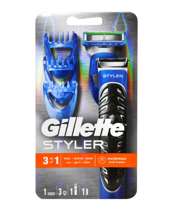 Gillette Proglide Styler 1up Shaver Trim Edge Shave 4 Level Of Trimming ...