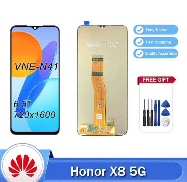 2022 For Honor X8 5G LCD Display Screen Touch Digitizer Panel Assembly ...