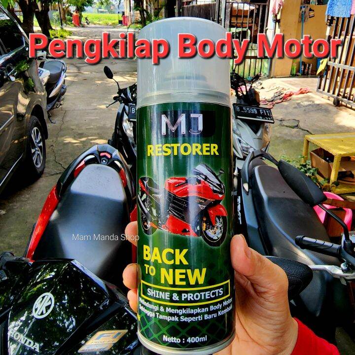 MJ Restorer Pengkilap Body Motor Doff dan Glossy / Penghitam Body Kasar ...