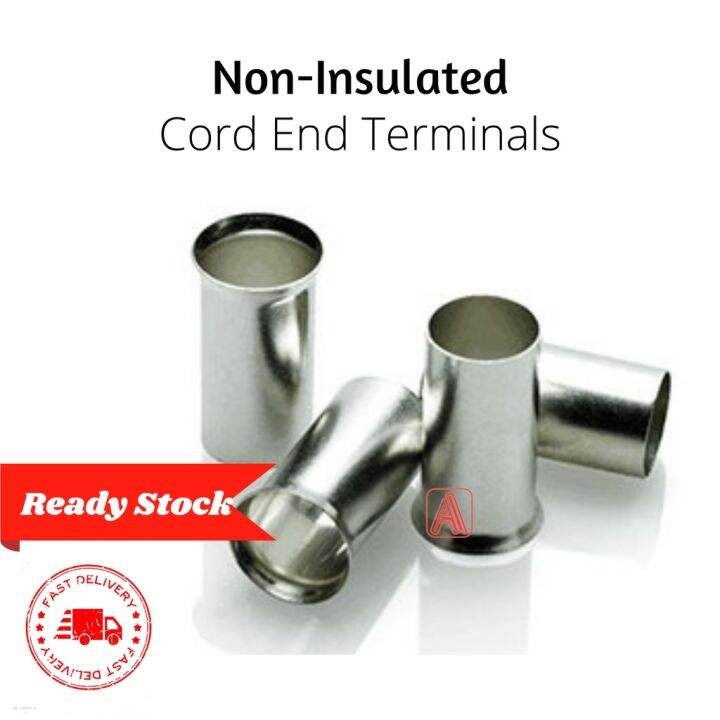 Taiwan Non Insulated Cord End Terminals Non Cord End / Ferrules (Wire Range 16/25/35) 100PCS ...