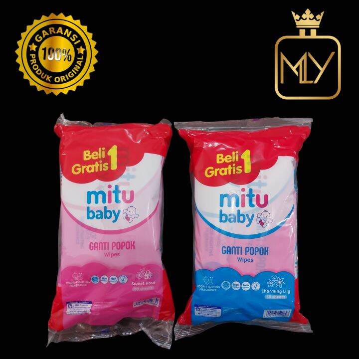 Tissue Basah Mitu 50 sheets buy 1 get 1 | Lazada Indonesia