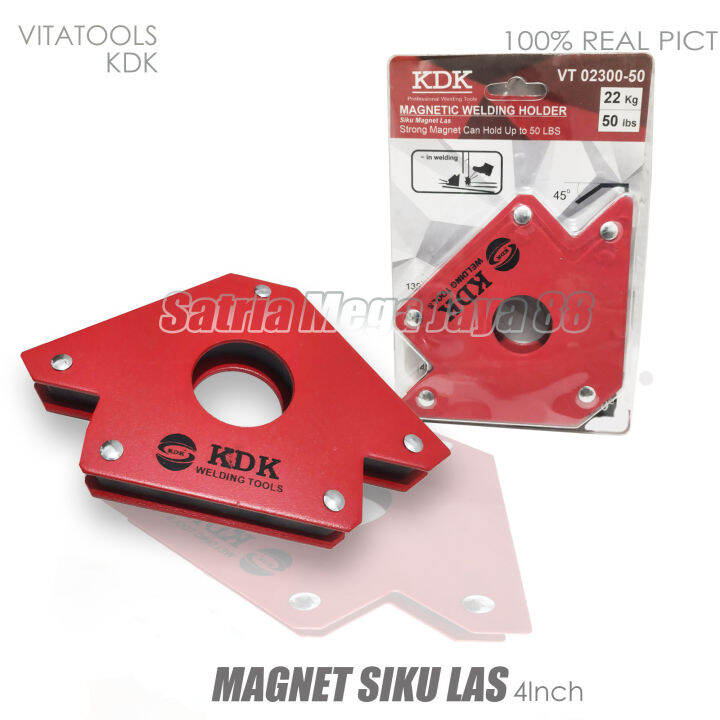 KDK Siku Magnet Las 4 Inch 50 Lbs - Smart Welding Arrow Siku Magnet ...