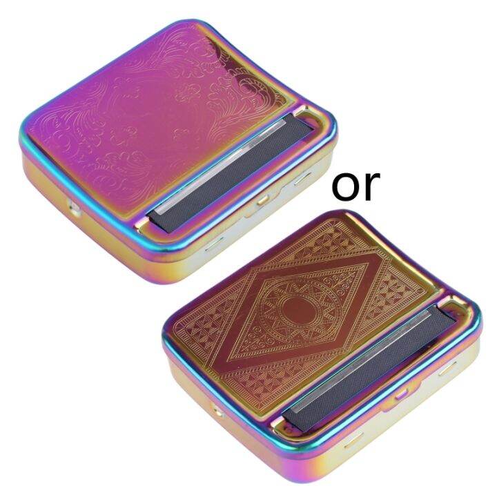 Metal Tobacco Roller Automatic Rolling Box Manual Cigarette Roll ...