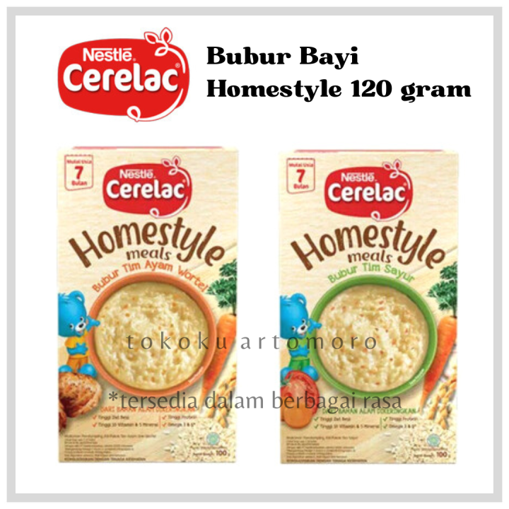 Nestle Cerelac Homestyle Meals - Bubur Bayi Buatan Rumahan - Bubur ...