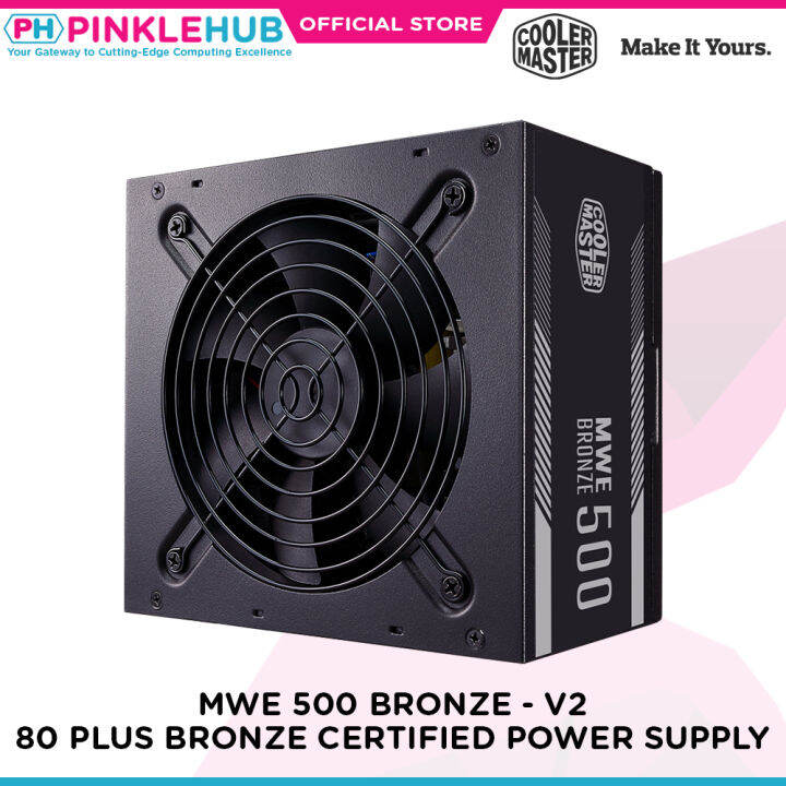 PinkleHub | Cooler Master MWE 500W BRONZE - V2 80 PLUS BRONZE CERTIFIED ...